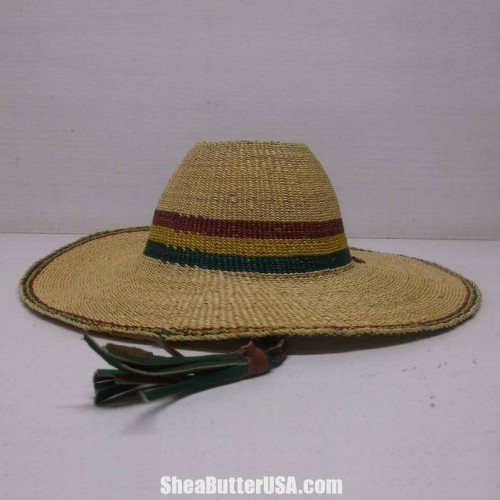 Authentic African Straw Hats from Ghana | Shea Butter USA
