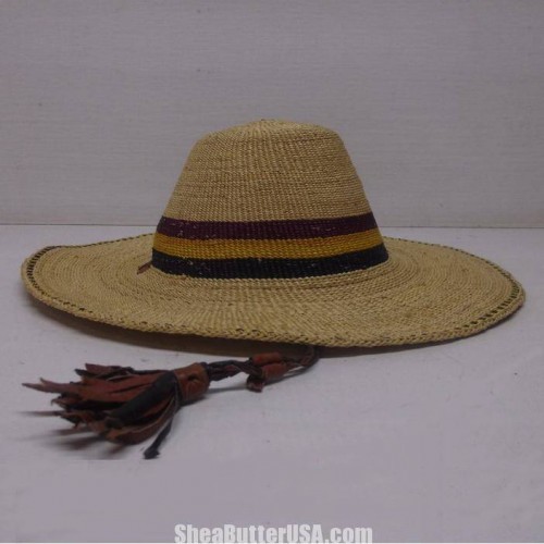 Authentic African Straw Hats from Ghana | Shea Butter USA